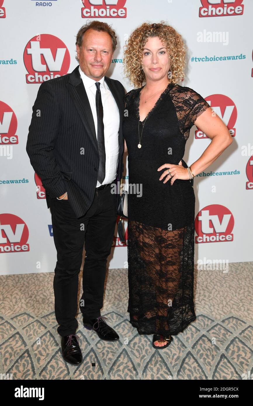 Neil and Sally Ann Stuke attending the TV Choice Awards 2017 held at ...