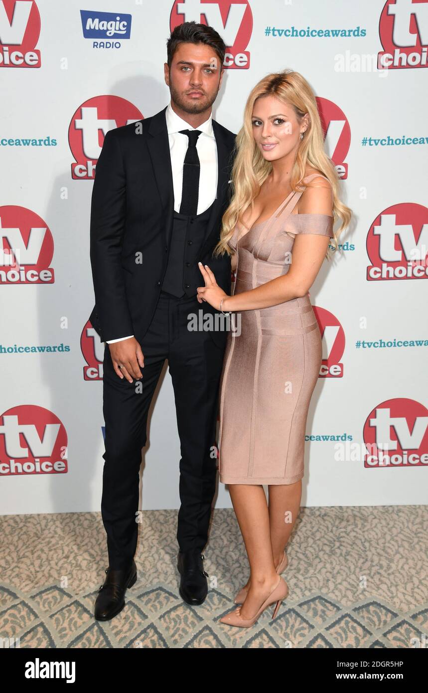 Danielle Sellers and Mike Thaiassitus attending the TV Choice Awards ...