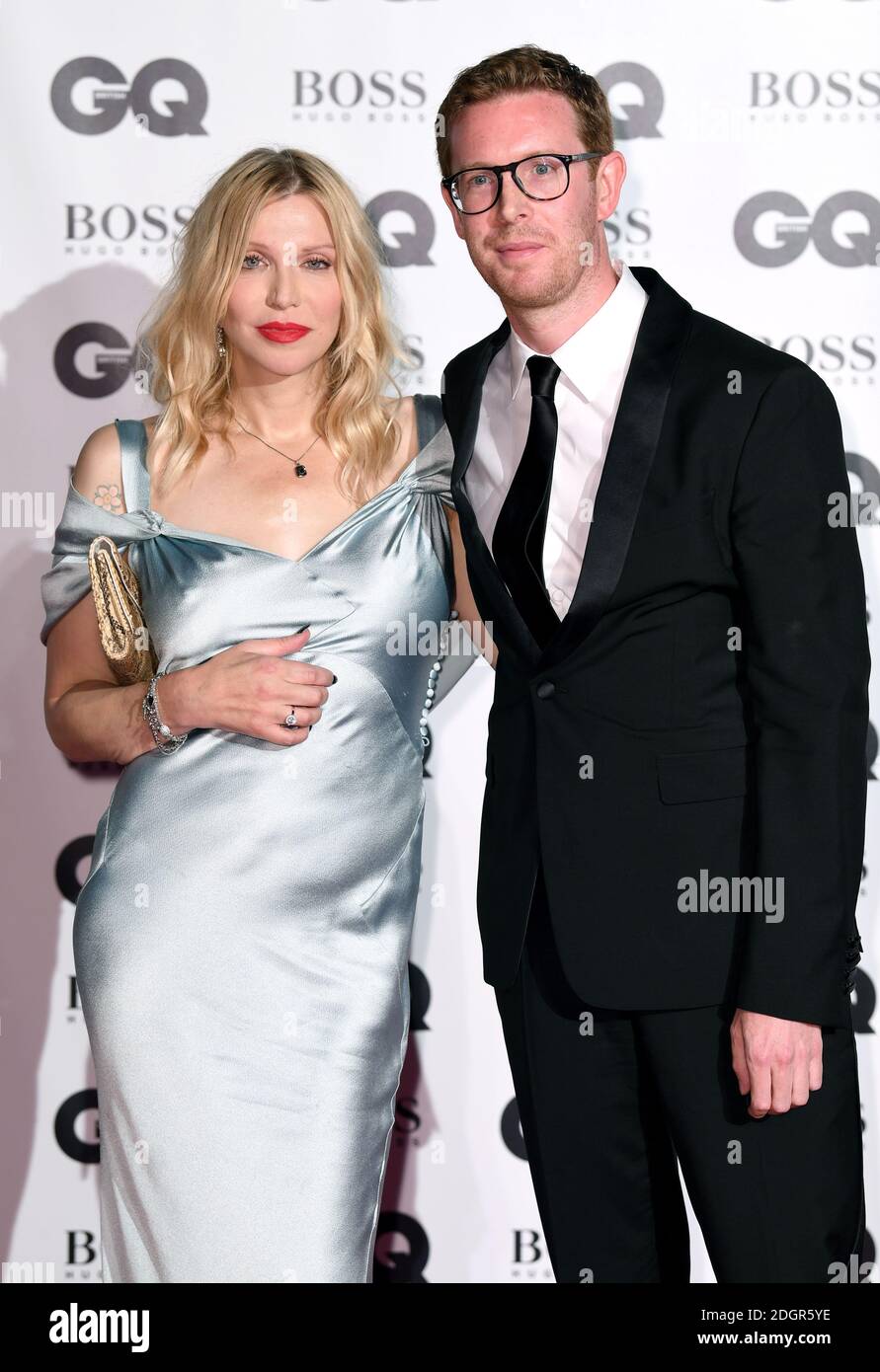 Courtney Love and guest attending the GQ Men of the Year Awards 2017 ...