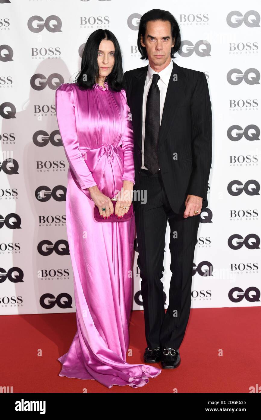Nick Cave and Susie Bick attending the GQ Men of the Year Awards 2017 ...