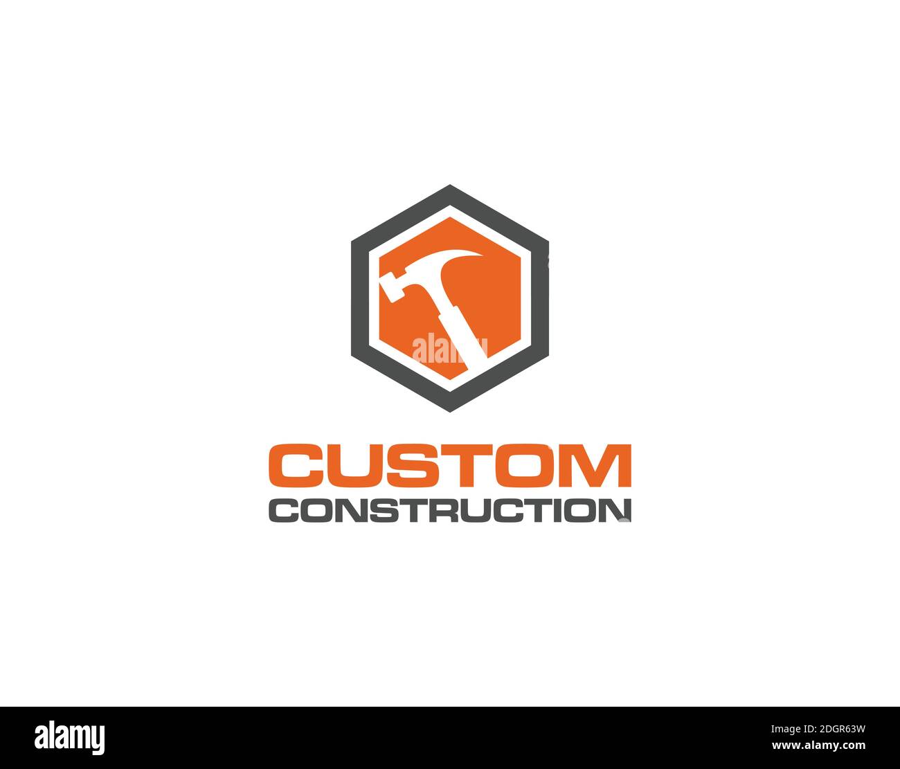 Symbol Icon Custom construction Logo Design inspiration Stock Vector ...