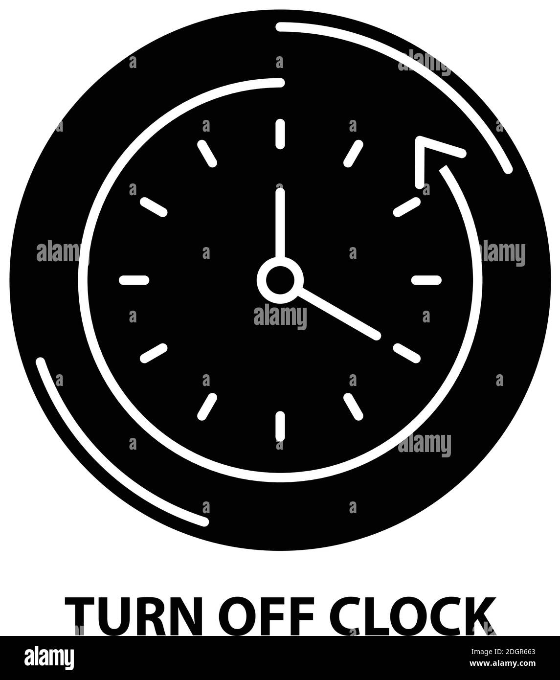 Turn Off Clock Icon Black Vector Sign With Editable Strokes Concept turn-off-clock-icon-black-vector-sign-with-editable-strokes-concept