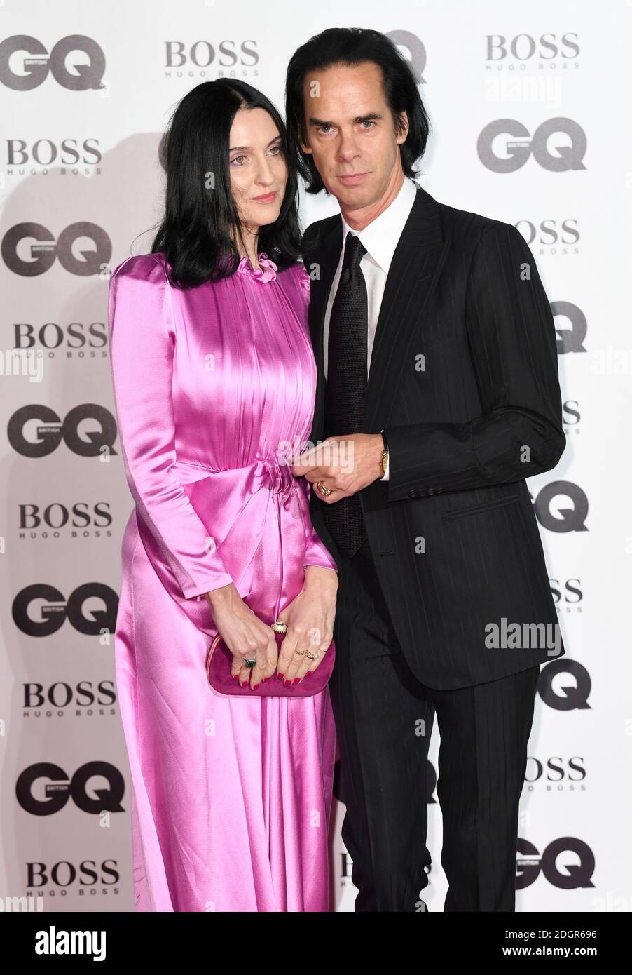 Nick Cave and Susie Bick attending the GQ Men of the Year Awards 2017 ...