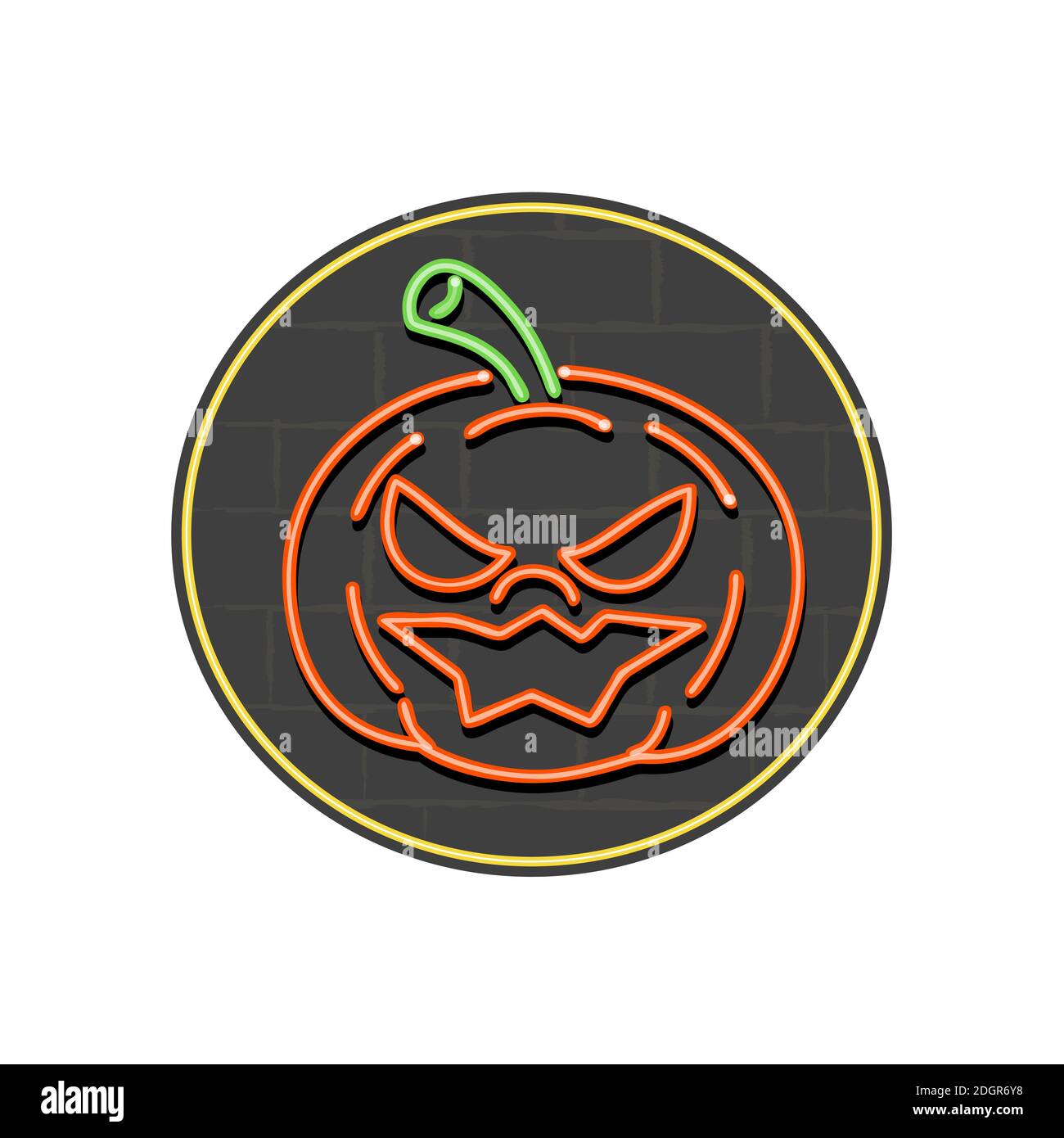 Glow neon circle glowing Cut Out Stock Images & Pictures - Alamy