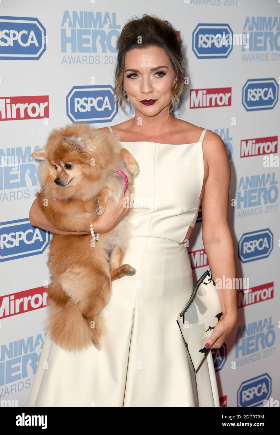 Candice Brown attending the Animal Hero Awards held at Grosvenor House ...