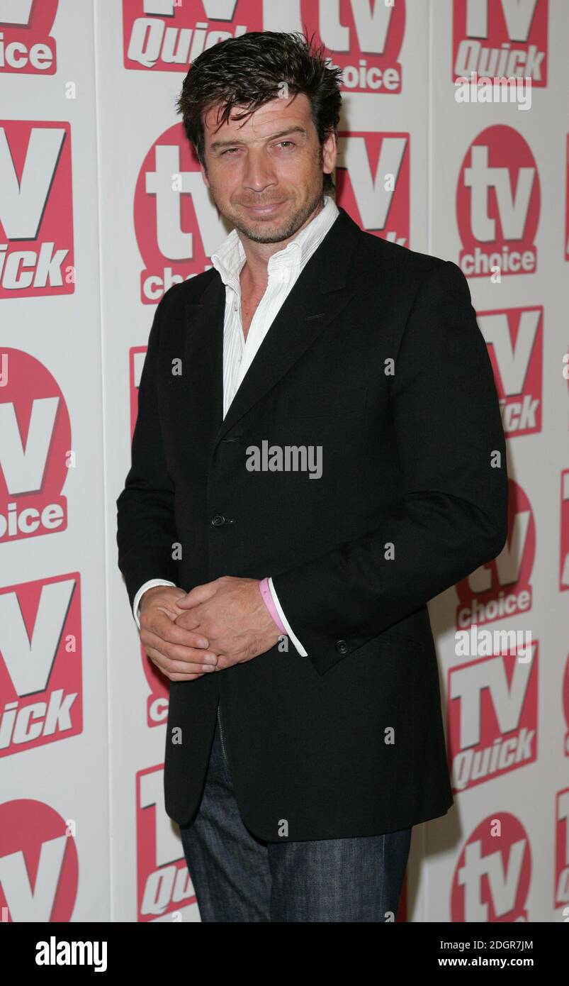 Nick Knowles arriving at the TV Quick and TV Choice 2005 Awards, The ...