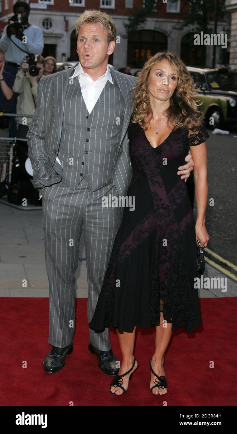 Gordon Ramsay and wife arriving at the GQ Men of the Year Awards, The ...