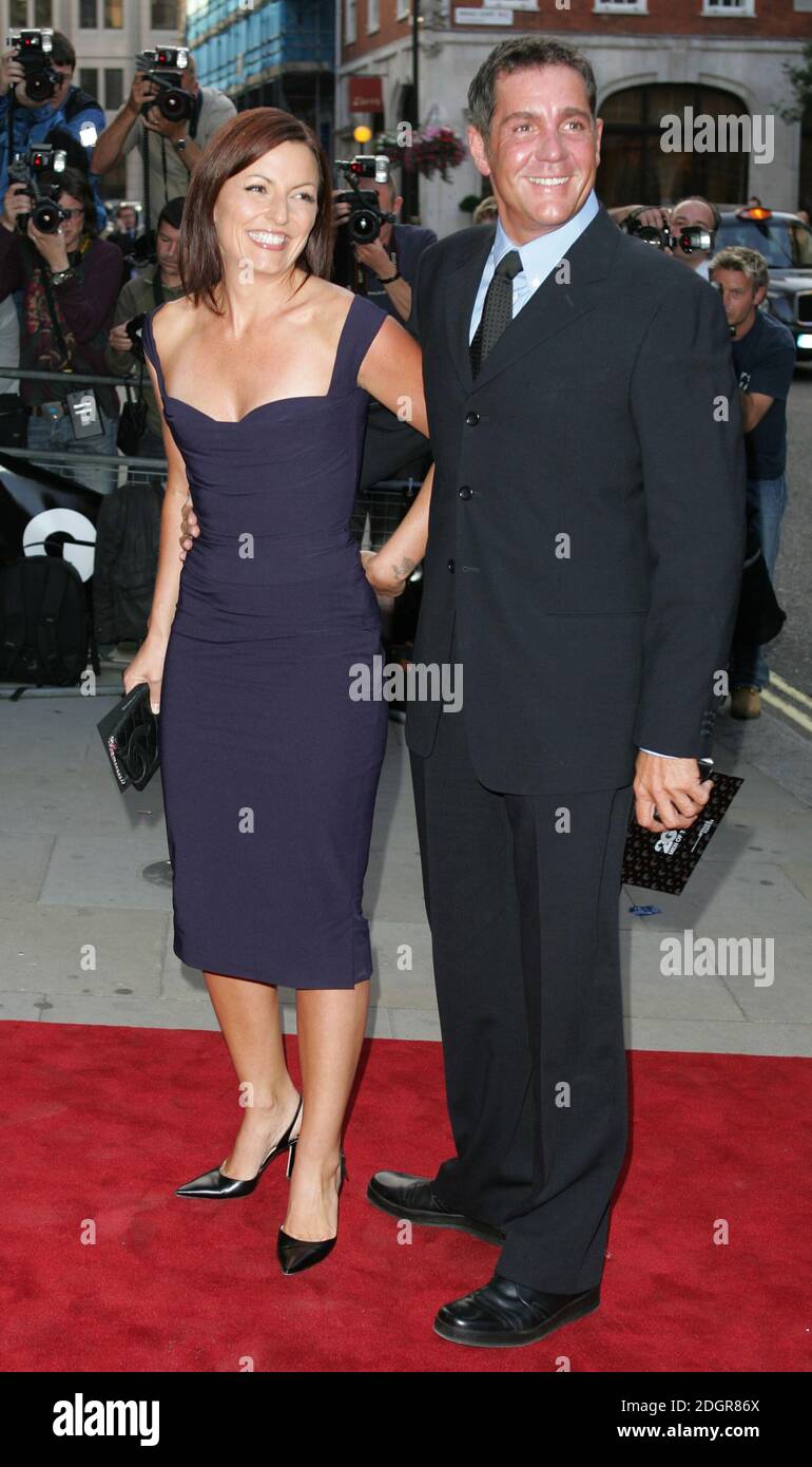 Davina McCall and Dale Winton arriving at the GQ Men of the Year Awards ...