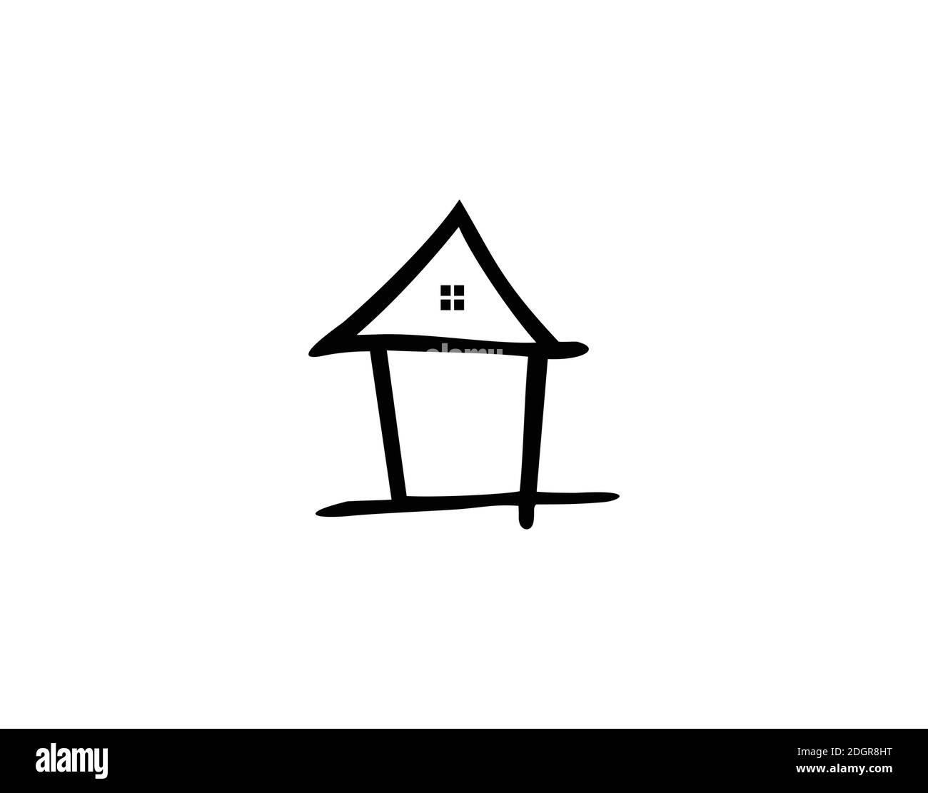 symbol icon design minimalist home Logo template inspirations Stock ...