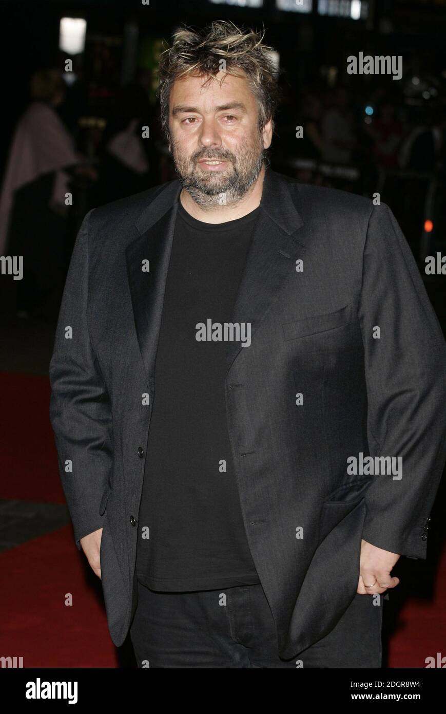 Luc Besson arriving at the premiere of Revolver, Leicester Square ...