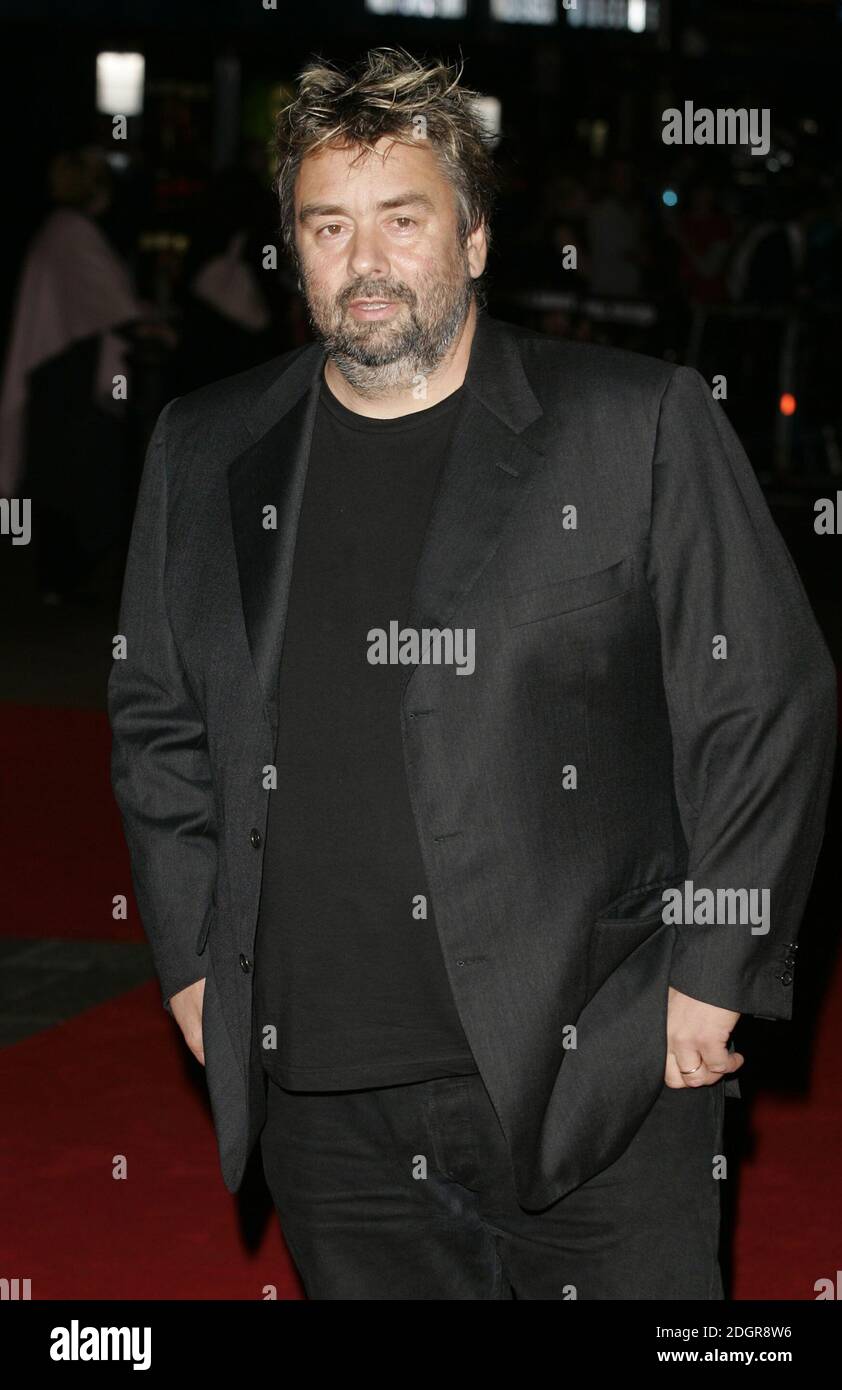 Luc Besson arriving at the premiere of Revolver, Leicester Square ...