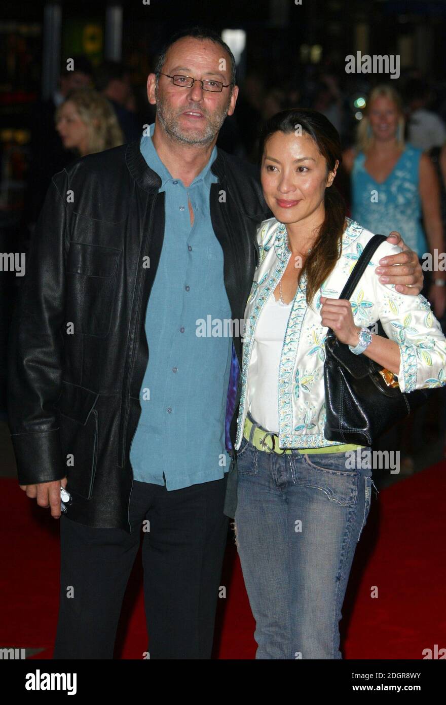 Michelle Yeoh and Jean Reno arriving at the premiere of Revolver ...
