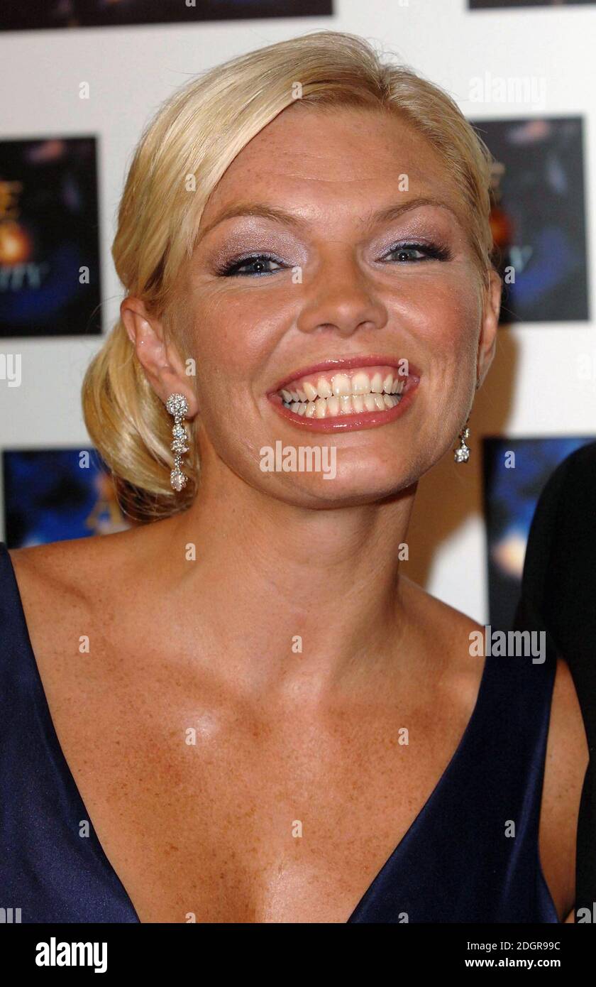 Kate Thornton arriving at ITV's Avenue of the Stars event, London. Doug ...