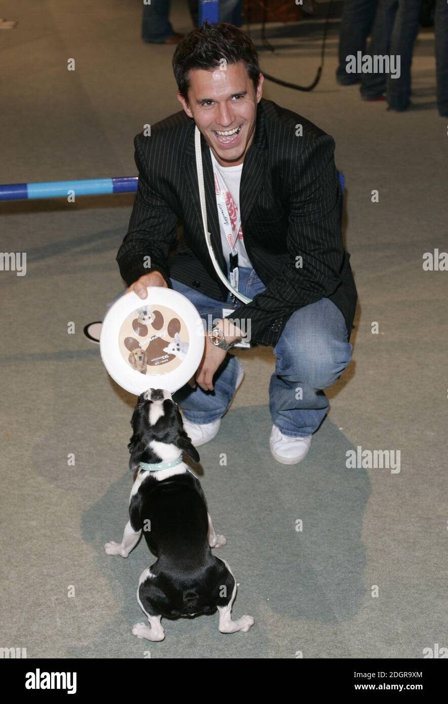 Jeremy Edwards attending the Nintendogs virtual puppy launch, London ...