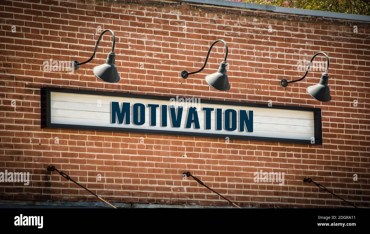Motivation road sign hi-res stock photography and images - Alamy