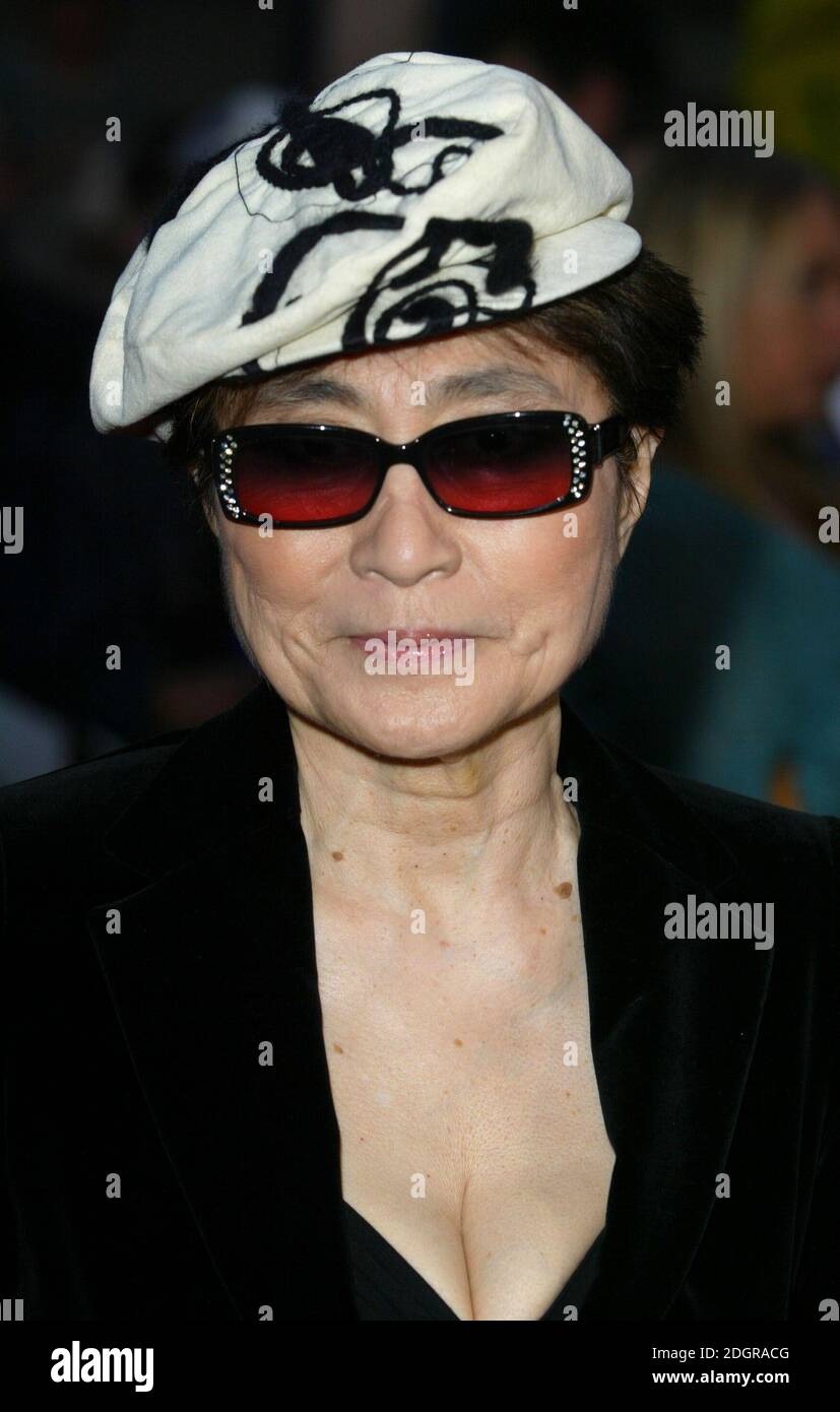 Yoko Ono arriving at the Pride of Britain Awards 2005, ITV Television ...