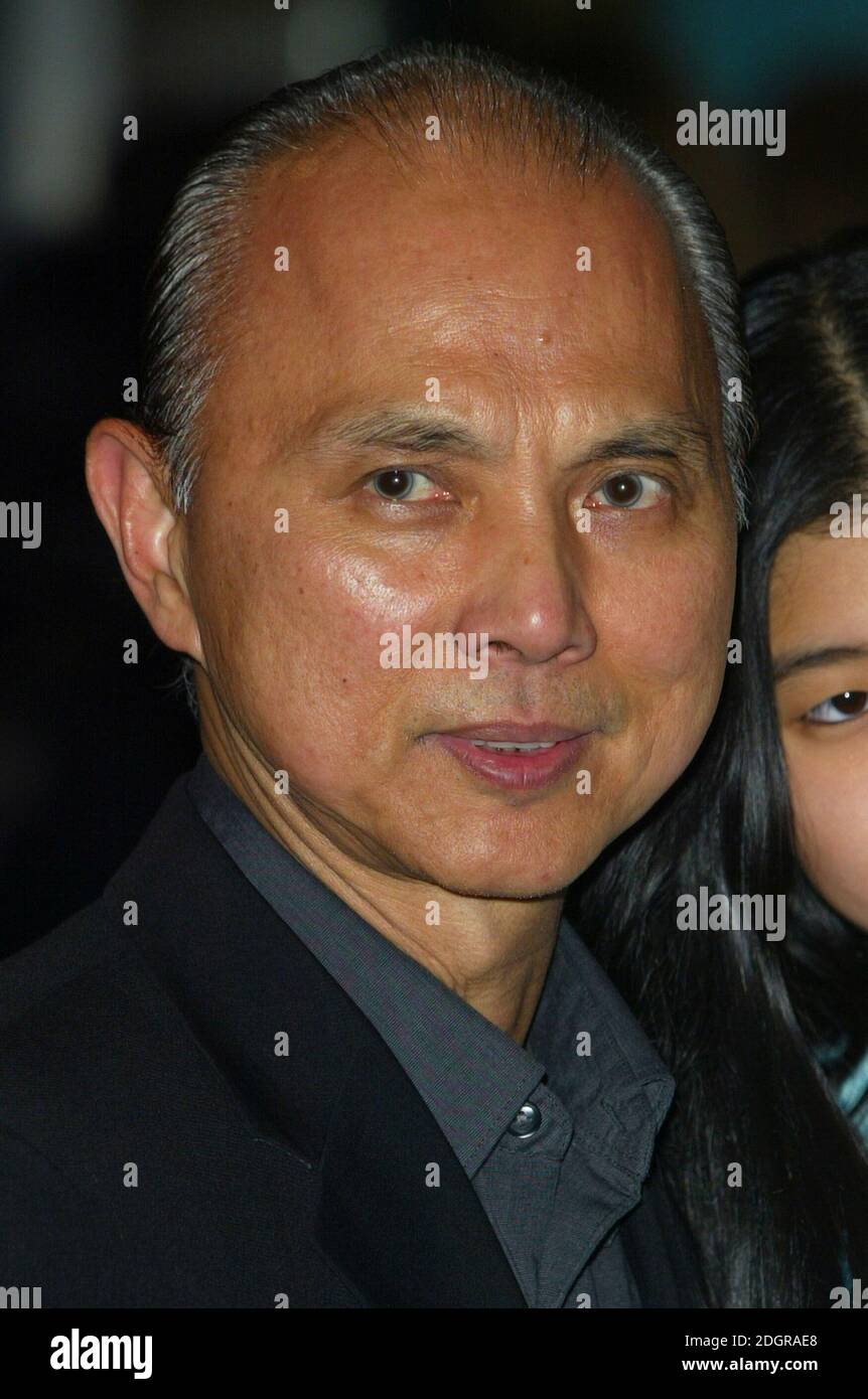 Jimmy Choo arriving at the UK premiere of Tim Burton's Corpse Bride ...