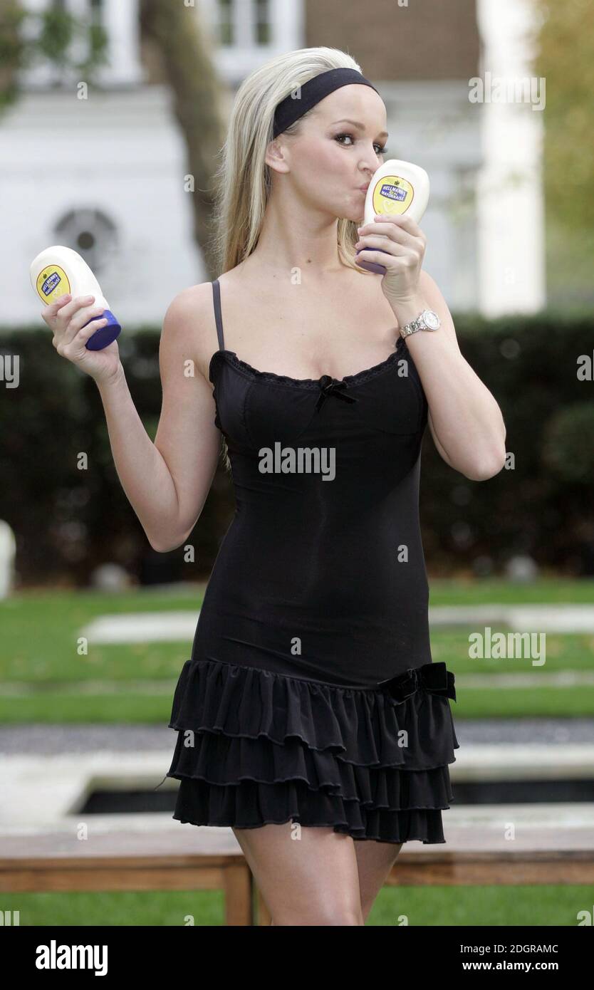 Jennifer Ellison at a photo call for Hellmann's Squeezy Mayonnaise, to ...
