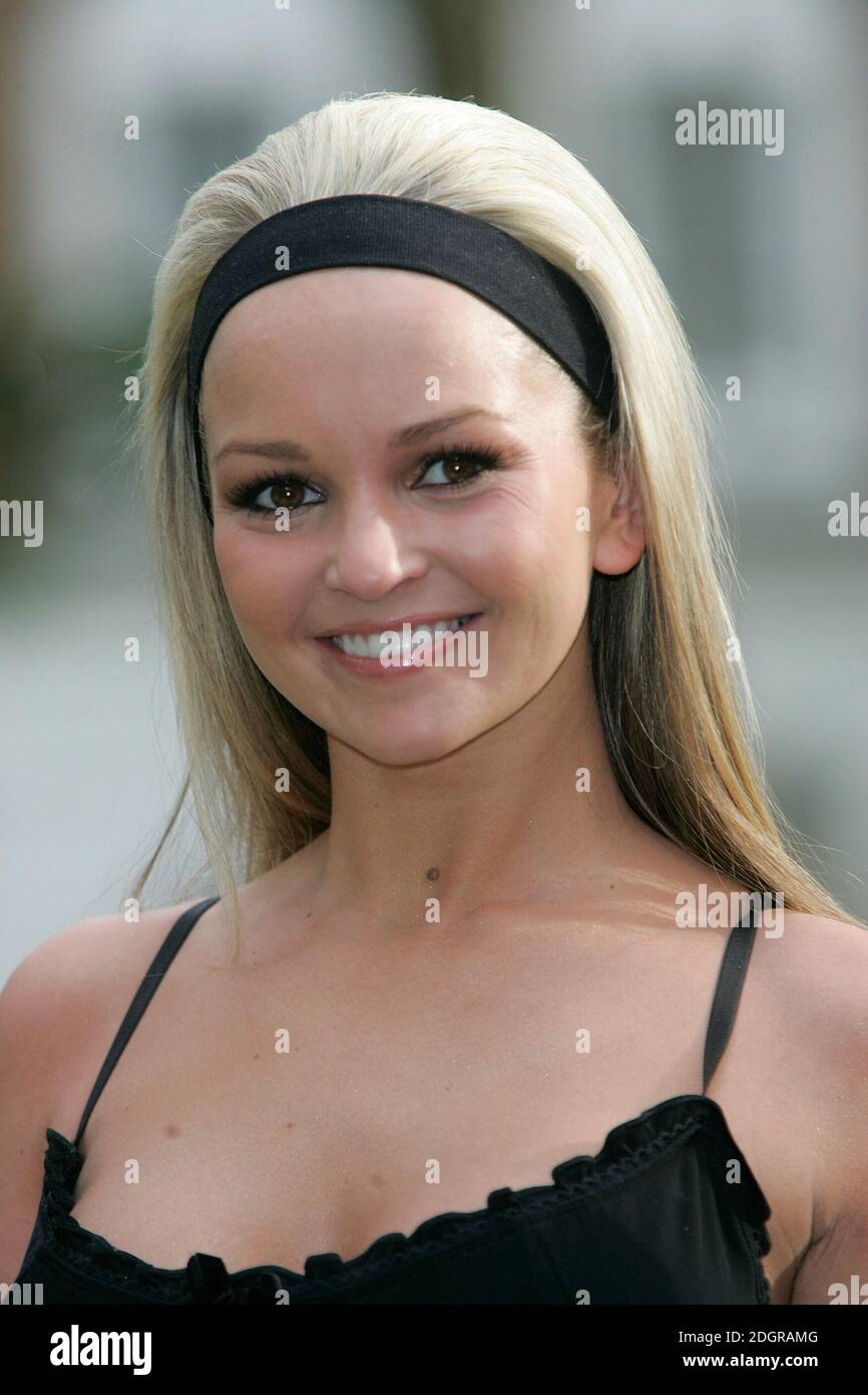 Jennifer Ellison at a photo call for Hellmann's Squeezy Mayonnaise, to ...