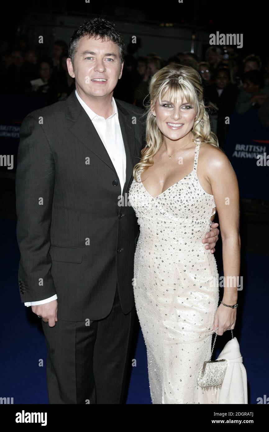 Shane Richie and wife arriving for the National Television Awards, at ...