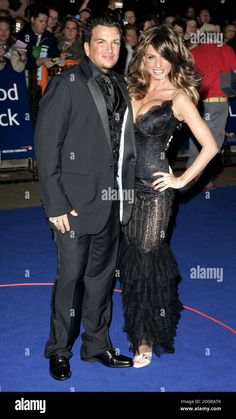 Katie price peter andre arriving hi-res stock photography and images ...