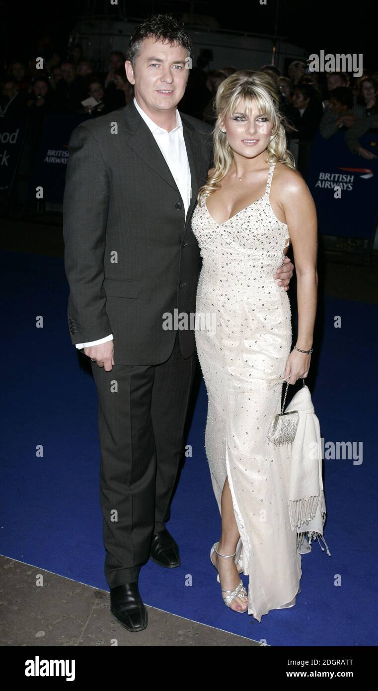 Shane Richie and wife arriving for the National Television Awards, at ...