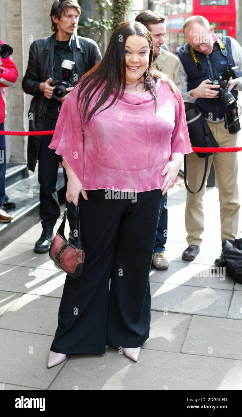 Lisa Riley at the TRIC Awards, Grovesnor House Hotel, London. Doug ...