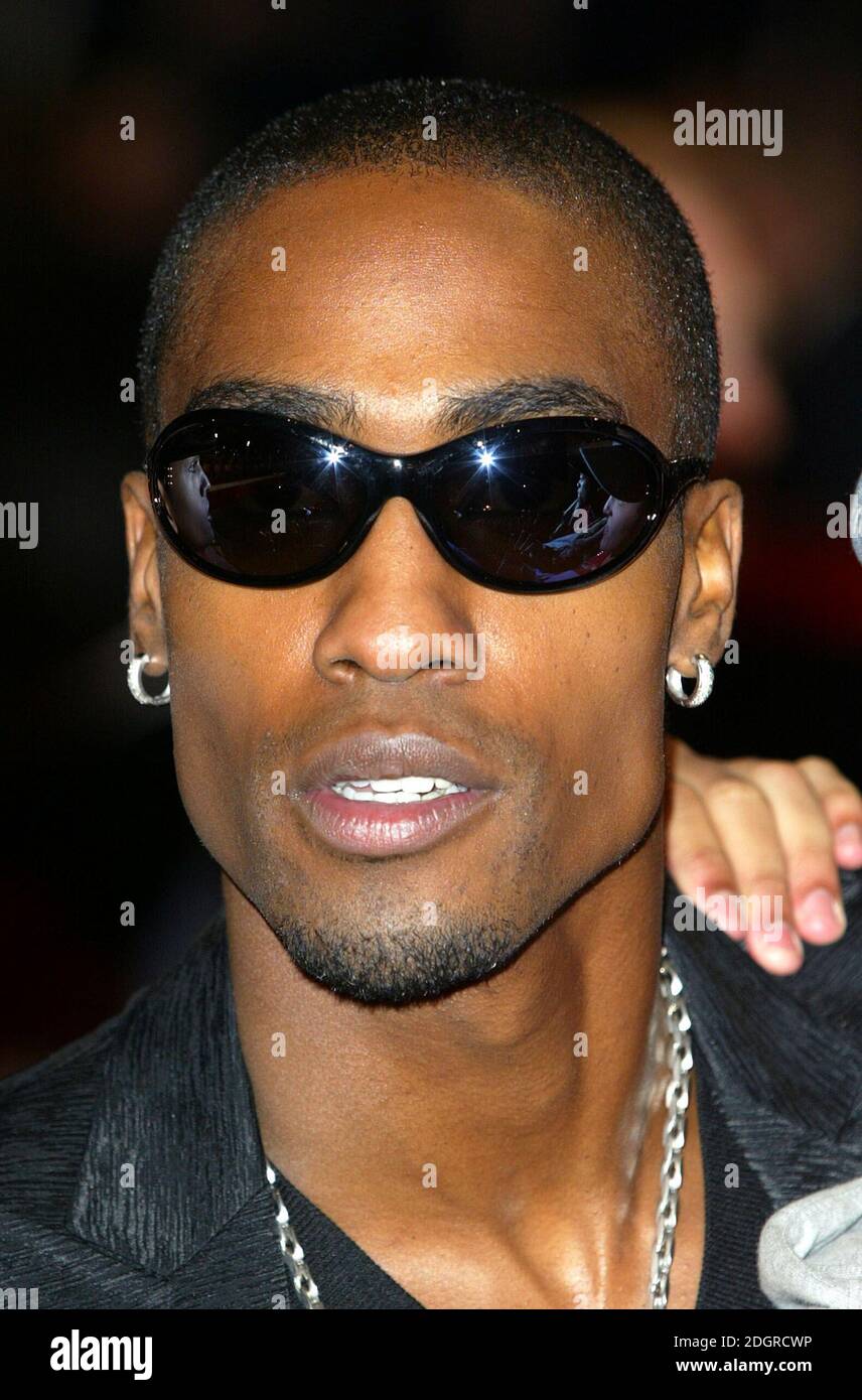 Simon Webbe from Blue at the premiere of Starsky and Hutch, Leicester ...