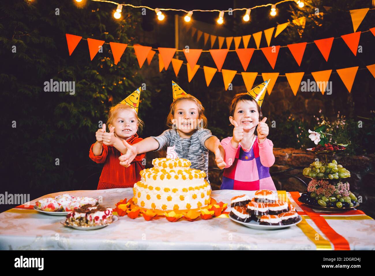 Children Eating Birthday Cake Hands High Resolution Stock Photography ...