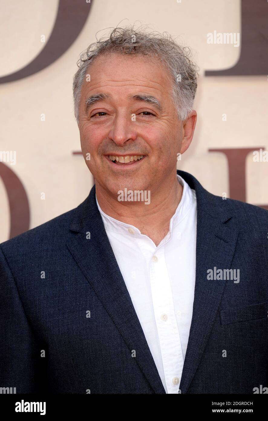 Frank Cottrell Boyce attending the premiere of Goodbye Christopher ...