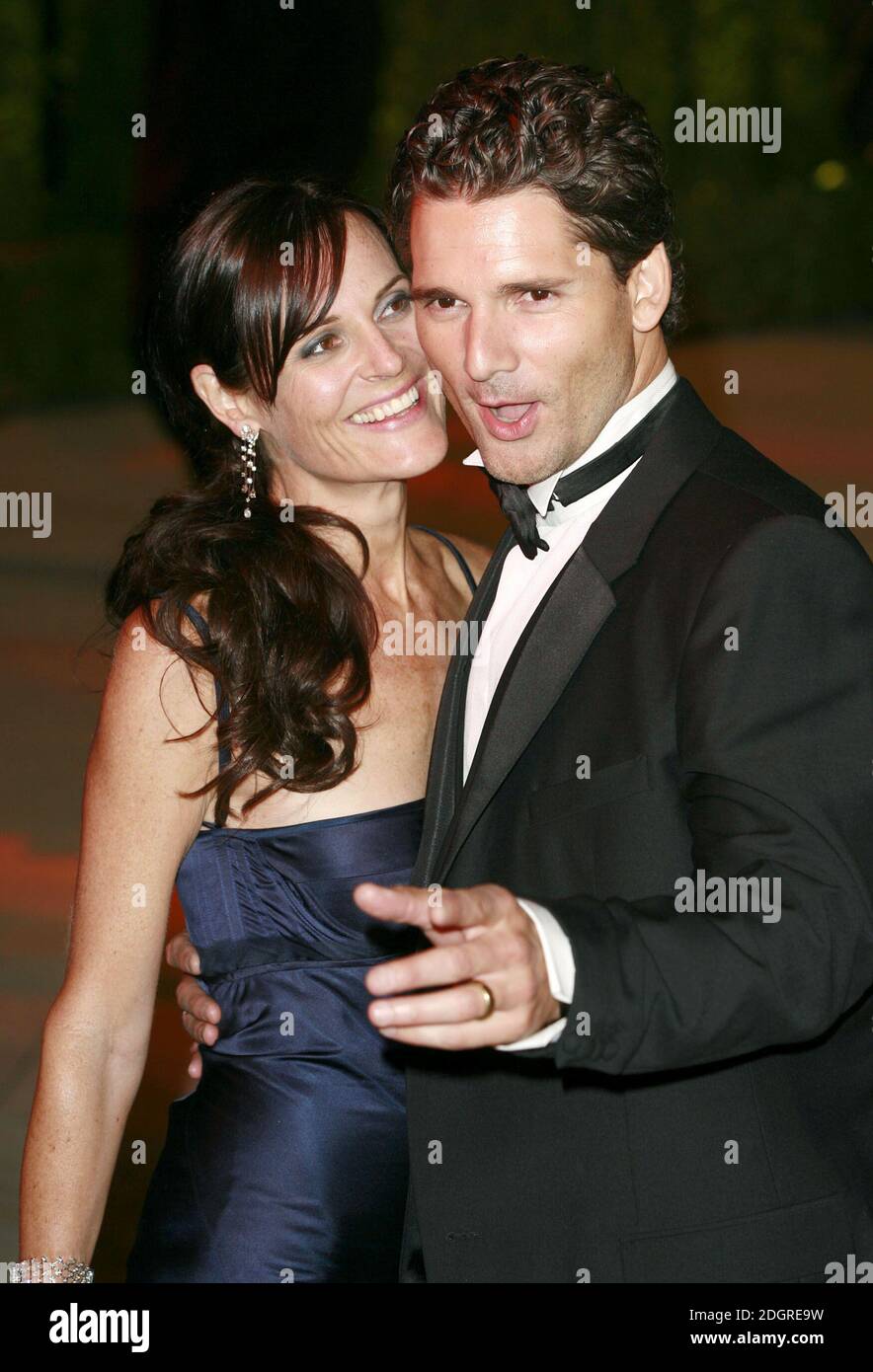 Eric Bana and guest arriving at the Vanity Fair Oscars Party 2006 ...