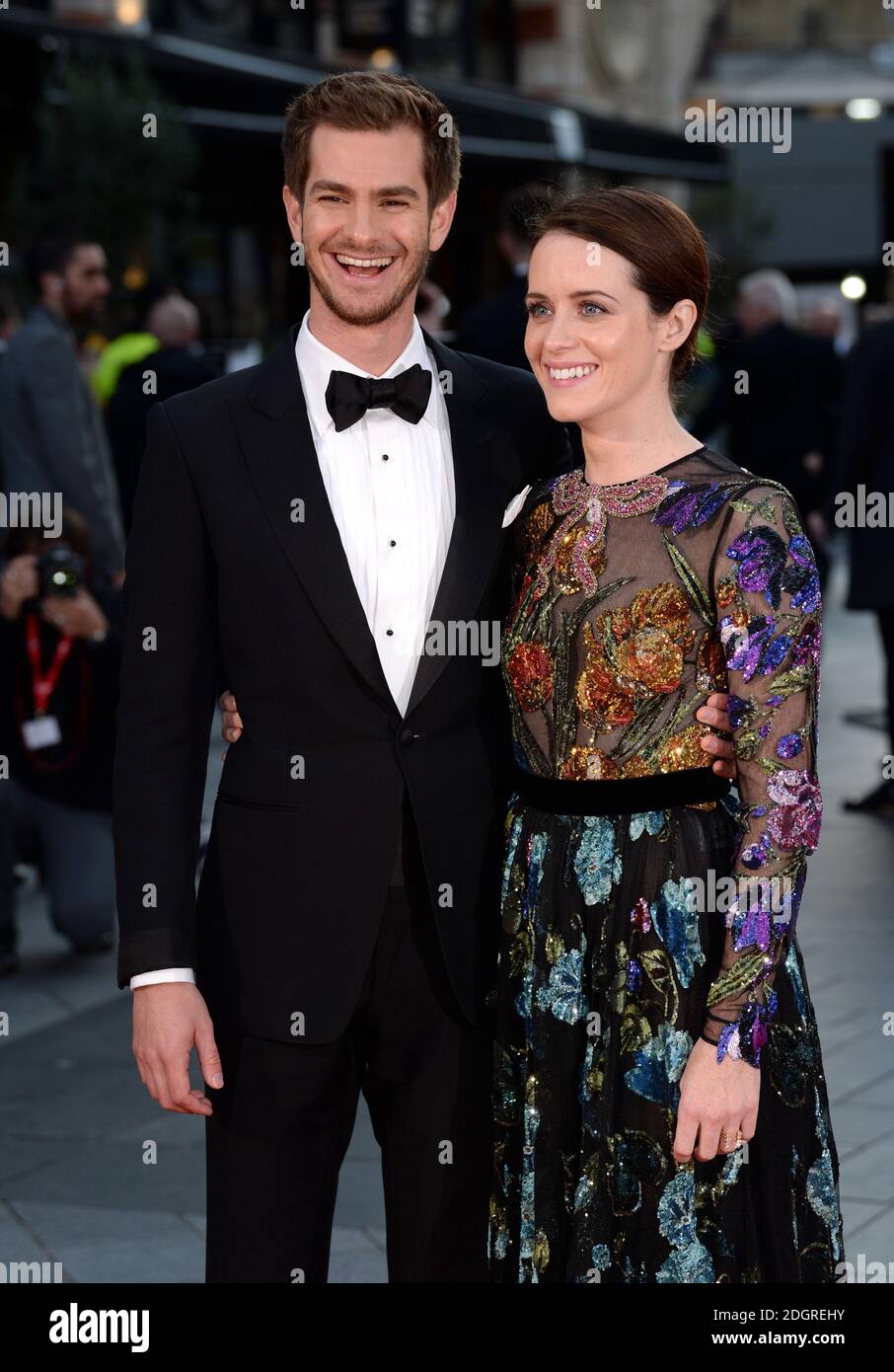 Andrew Garfield and Claire Foy attending the Breathe Gala Screening ...
