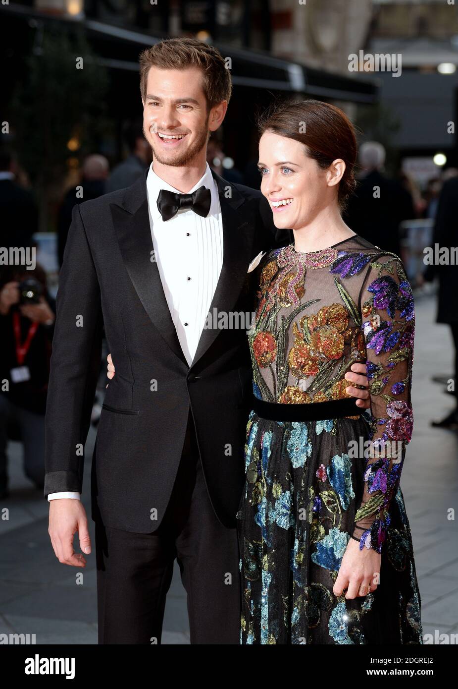 Andrew Garfield and Claire Foy attending the Breathe Gala Screening ...