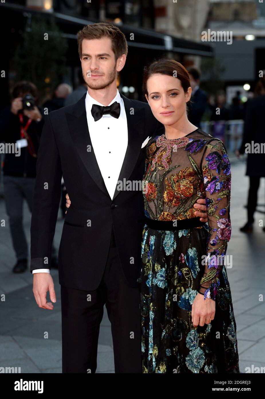 Andrew Garfield and Claire Foy attending the Breathe Gala Screening ...