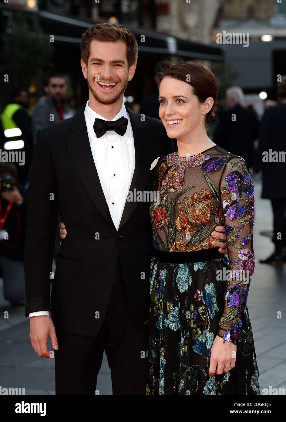 Andrew Garfield and Claire Foy attending the Breathe Gala Screening ...