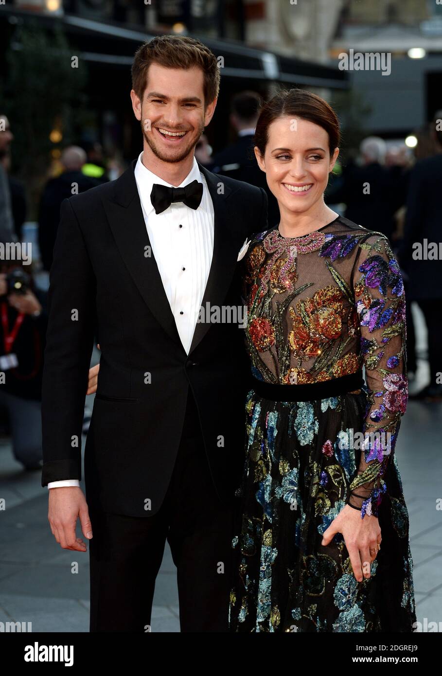 Andrew Garfield and Claire Foy attending the Breathe Gala Screening ...