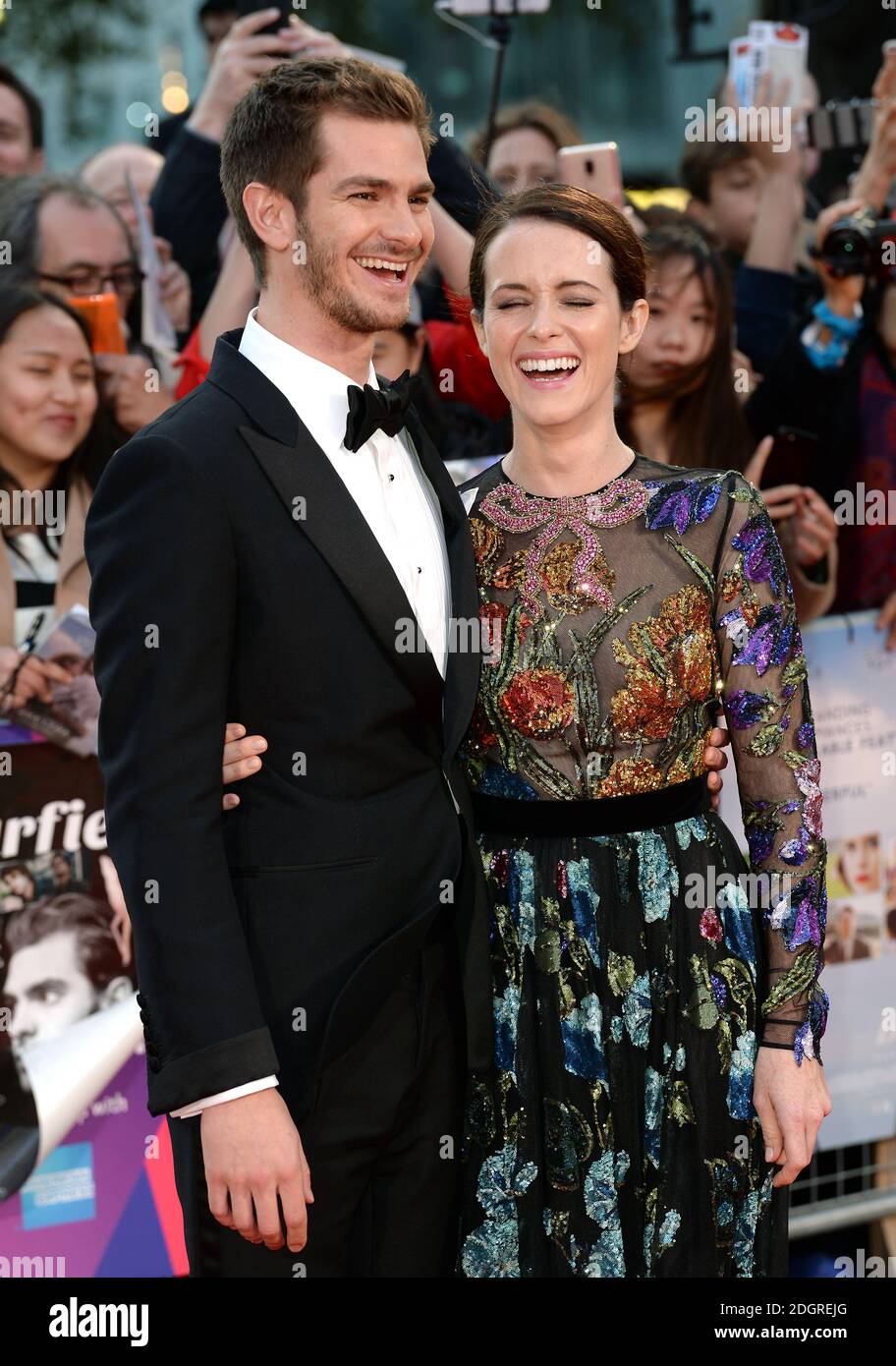 Andrew Garfield and Claire Foy attending the Breathe Gala Screening ...