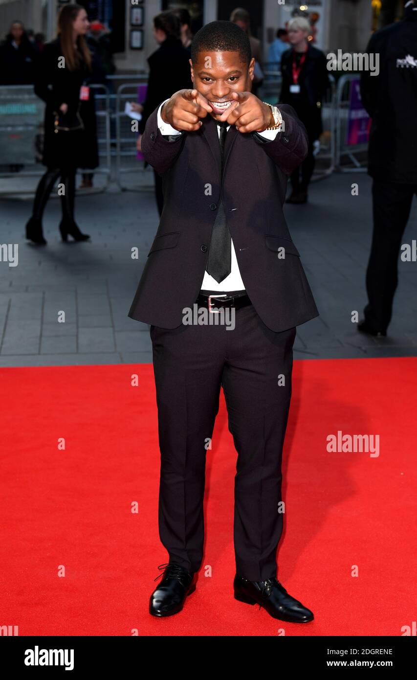 Jason Mitchell attending the Premiere of Mudbound as part of the BFI ...