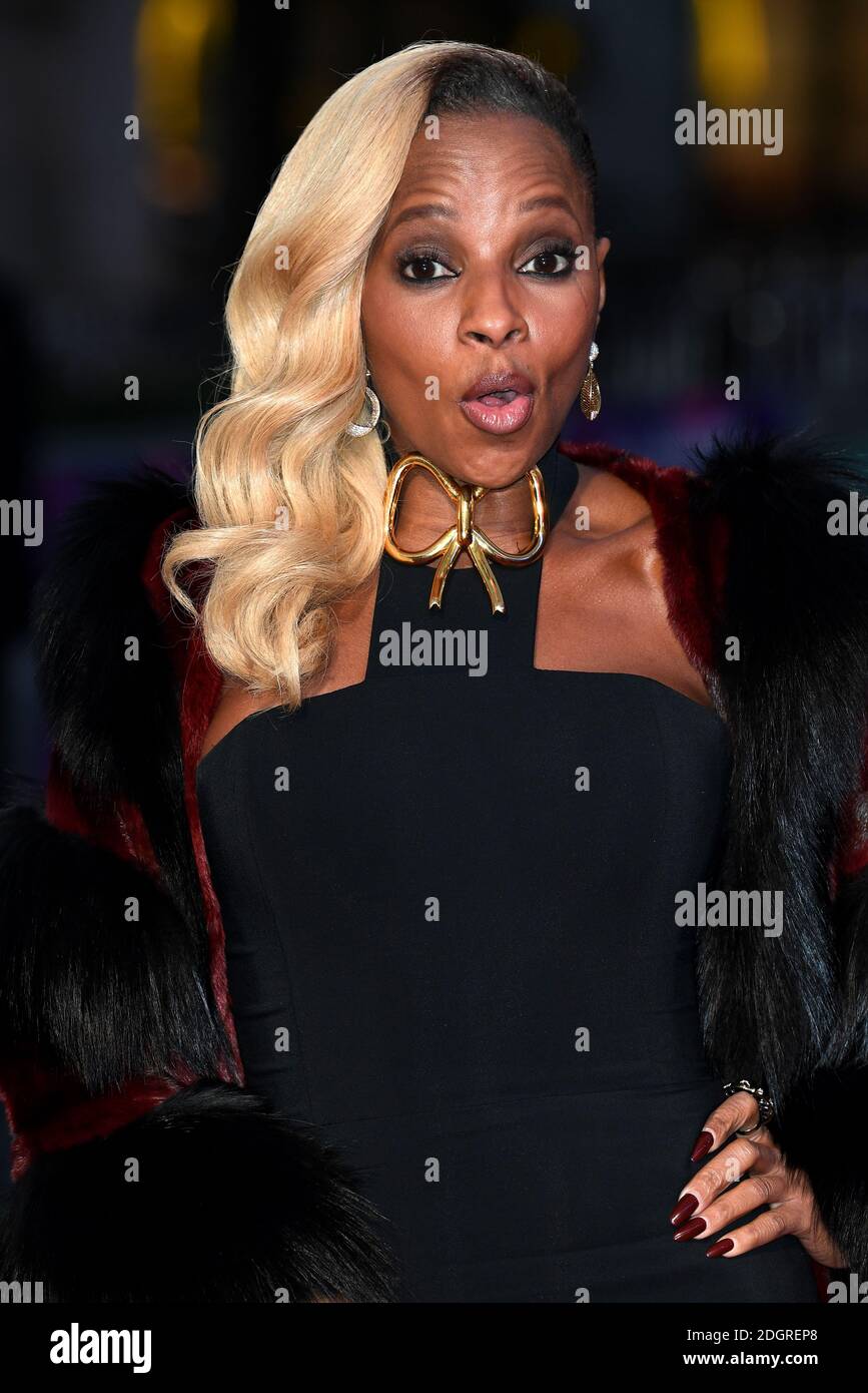 Mary J. Blige attending the Premiere of Mudbound as part of the BFI ...