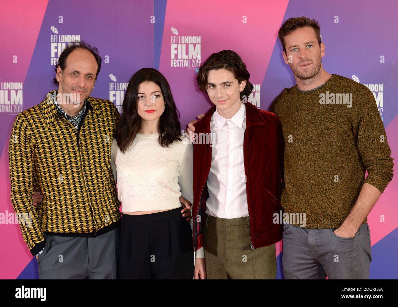 Luca Guadagnino, Esther Garrel, Timothy Chalamet and Armie Hammer ...