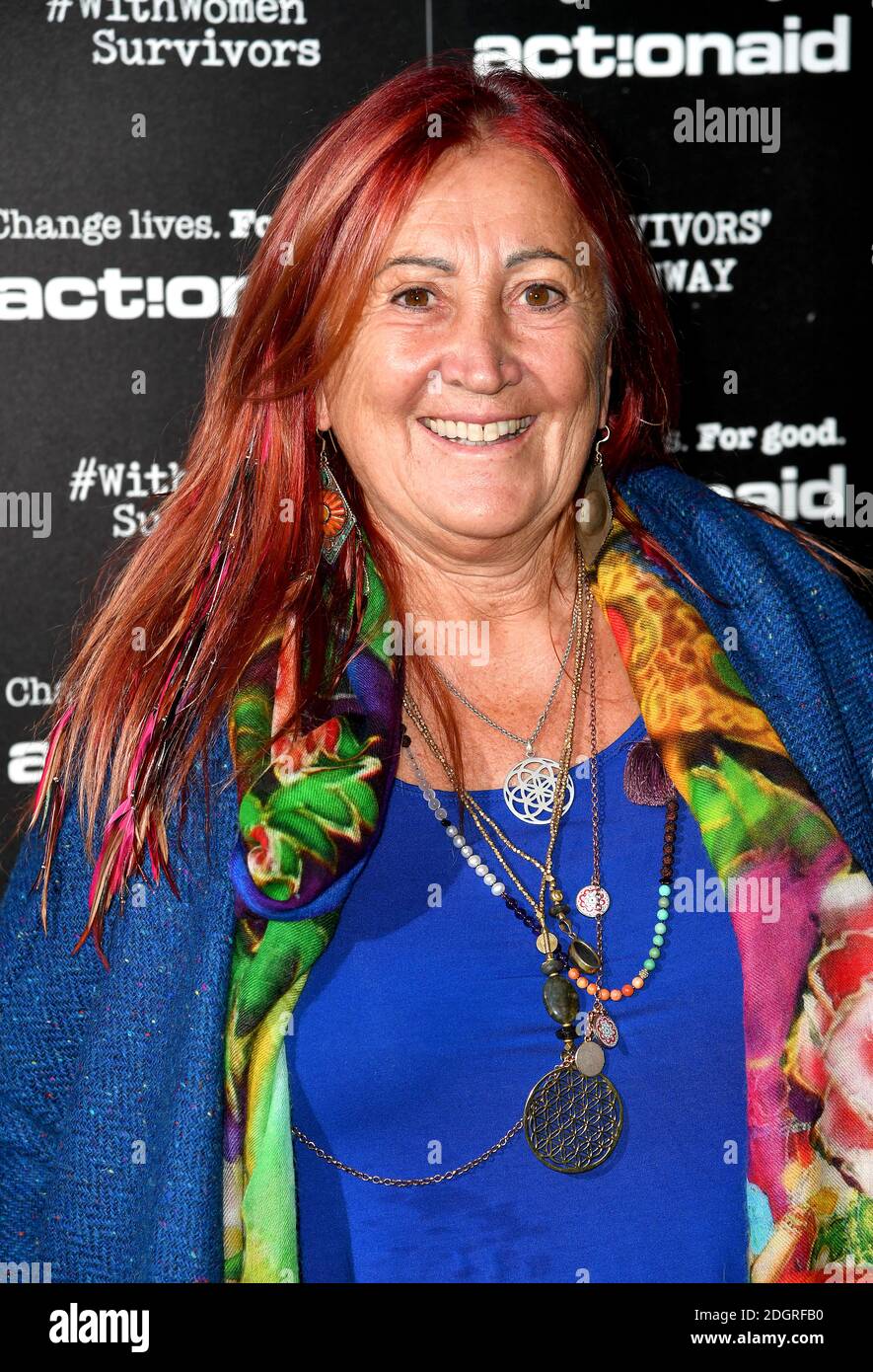 Lynne Franks attending the ActionAid Survivor's Runway event at The Old ...