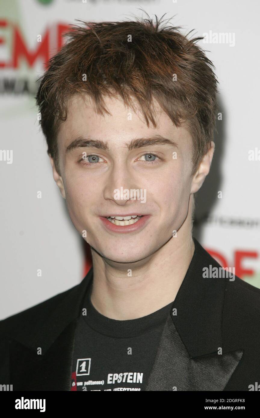 Daniel Radcliffe arriving at the Empire Film Awards 2006, The Metropole ...