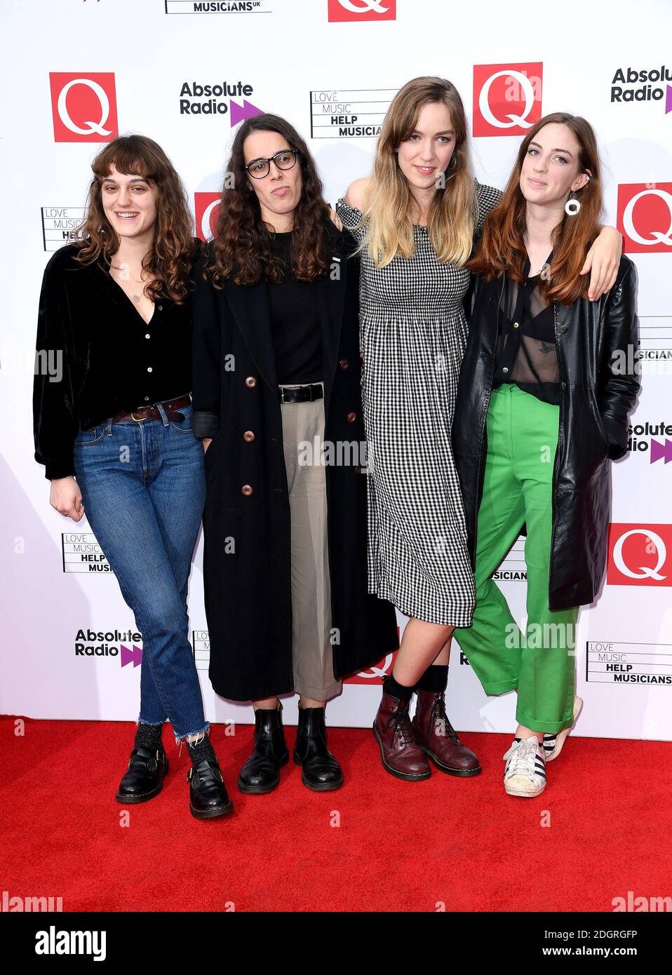 Juliette Jackson, Soph Nathann, Celia Archer and Fern Ford of The Big ...