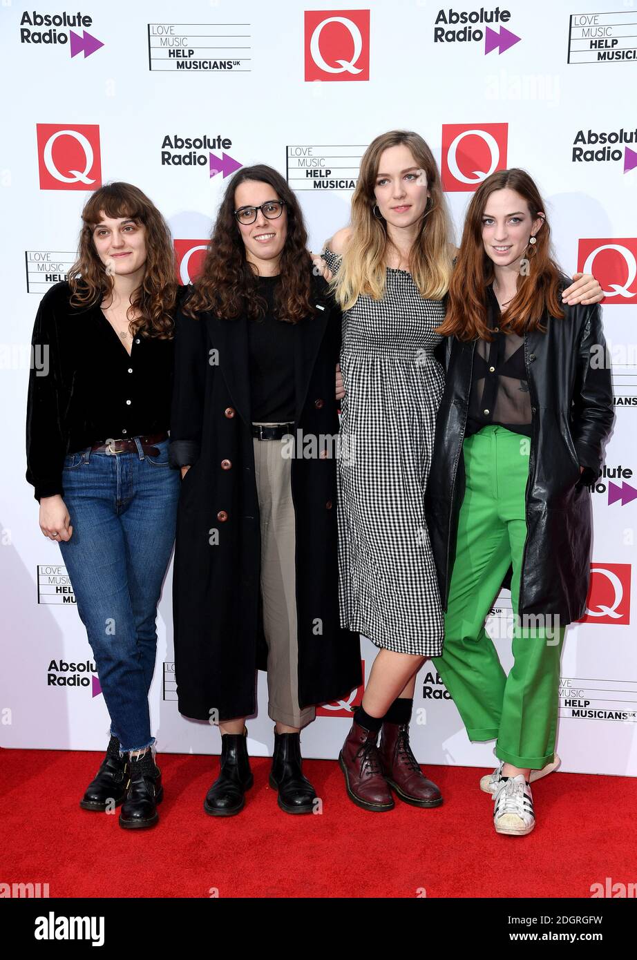 Juliette Jackson, Soph Nathann, Celia Archer and Fern Ford of The Big ...