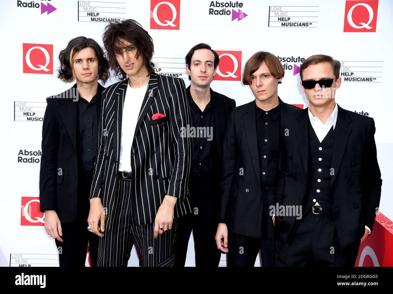 The Horrors' Faris Badwan, Joshua Hayward, Tom Cowan, Rhys Webb and Joe ...