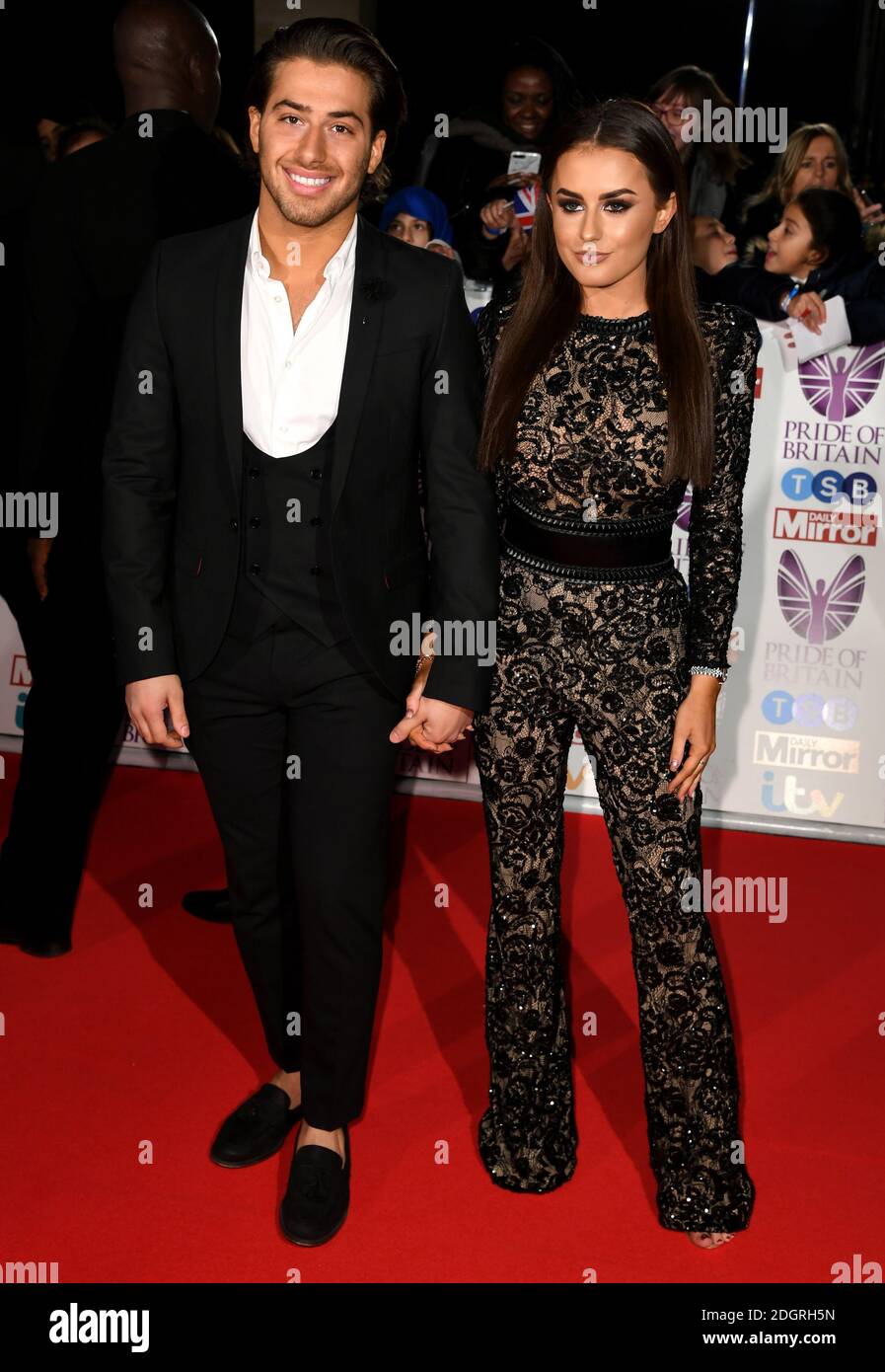 Kem Centinay and Amber Davies attending the Pride of Britain Awards ...