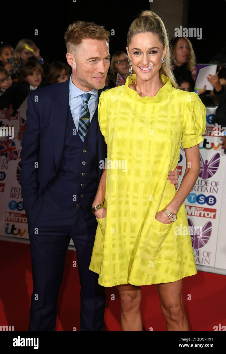 Ronan Keating and Storm Keating attending the Pride of Britain Awards ...