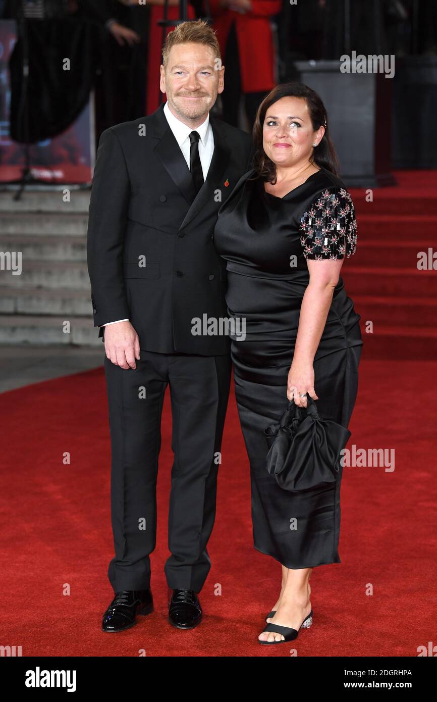 Sir Kenneth Branagh and partner Lindsay Brunnock attending the Murder ...