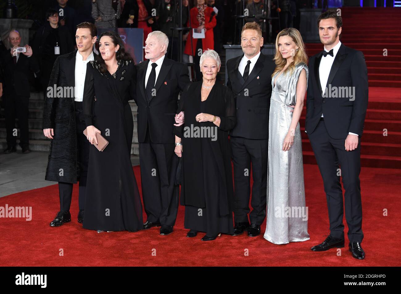 Sergie Polunin (L-R), Olivia Colman, Derek Jacobi, Dame Judi Dench, Kenneth Branagh. Michelle ...