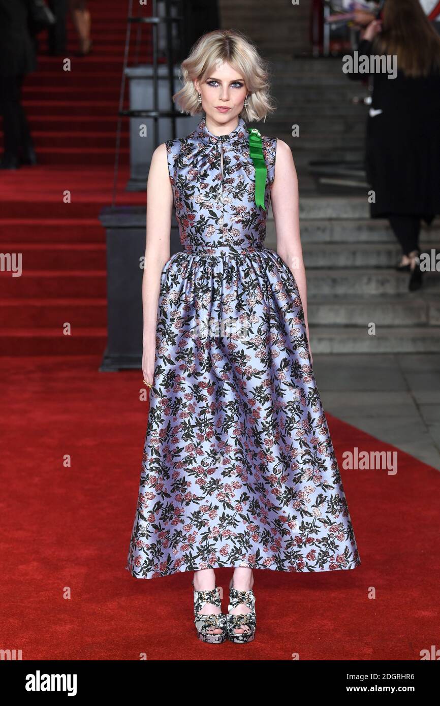 Lucy Boynton attending the Murder On The Orient Express World Premiere ...